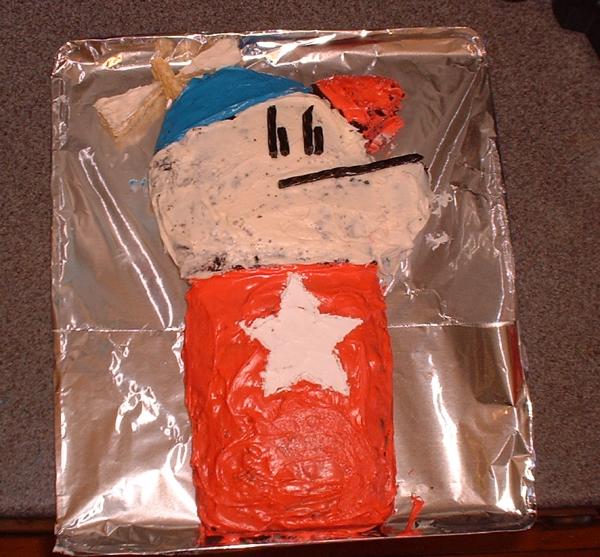 Homestar birthday cake | Ned Batchelder